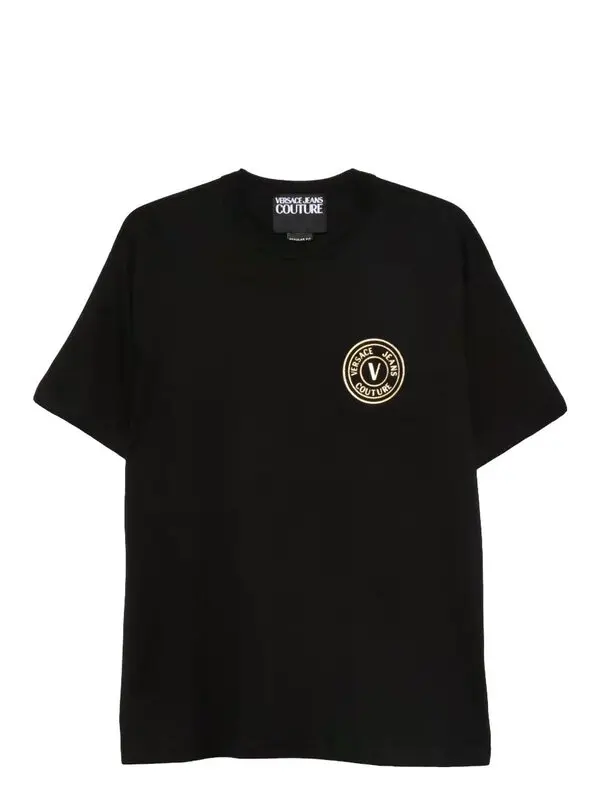 Versace Logo-detail T-shirt - Black