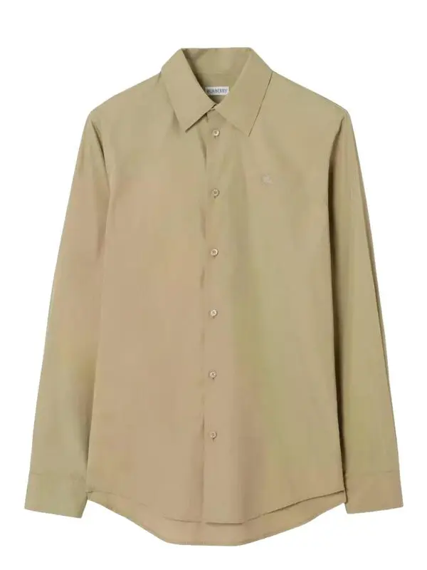 Burberry Regular-fit Cotton Poplin Shirt - Neutrals