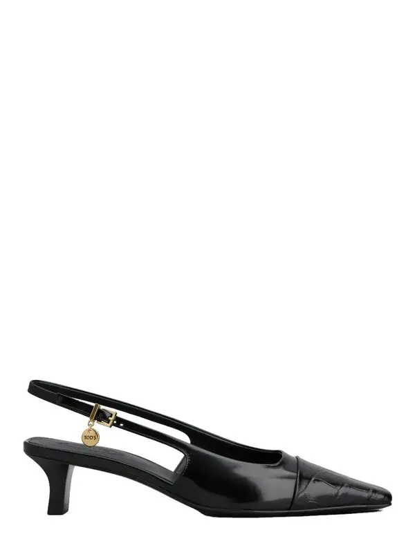 TOD'S Buckle Charm Pumps - Black