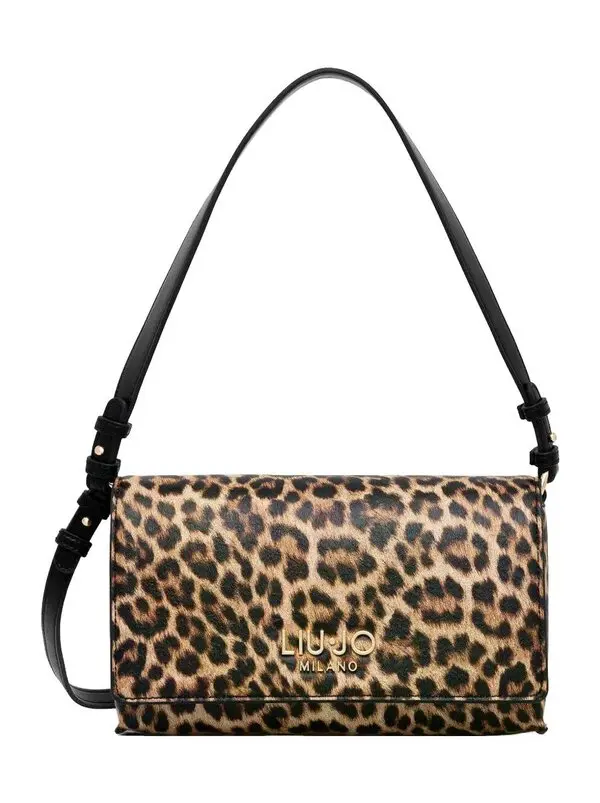 Liu Jo Leopard Print Cross Body Bag - Neutrals