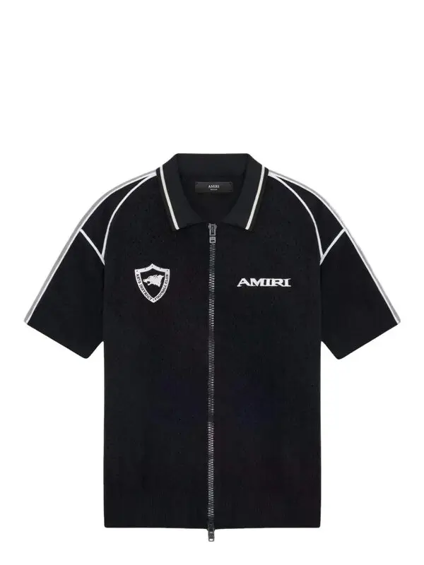 Amiri Zip Sport Shirt - Black