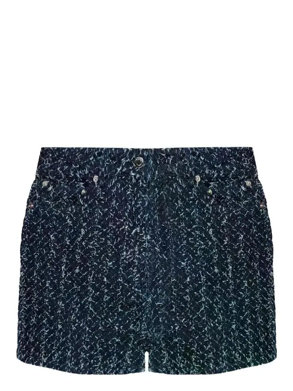 IRO PARIS Textured Valentin Shorts - Blue