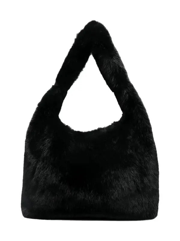 Essentiel Antwerp Faux-fur Tote Bag - Black