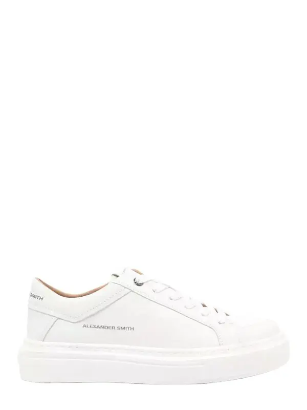 ALEXANDER SMITH Regent Leather Sneakers - White