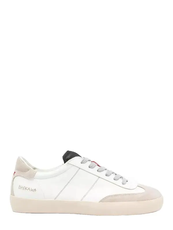ISHIKAWA Leather Sneakers - White