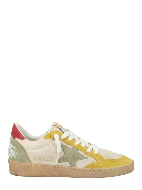 GOLDEN GOOSE Ball Star Appliqué Sneakers - Neutrals