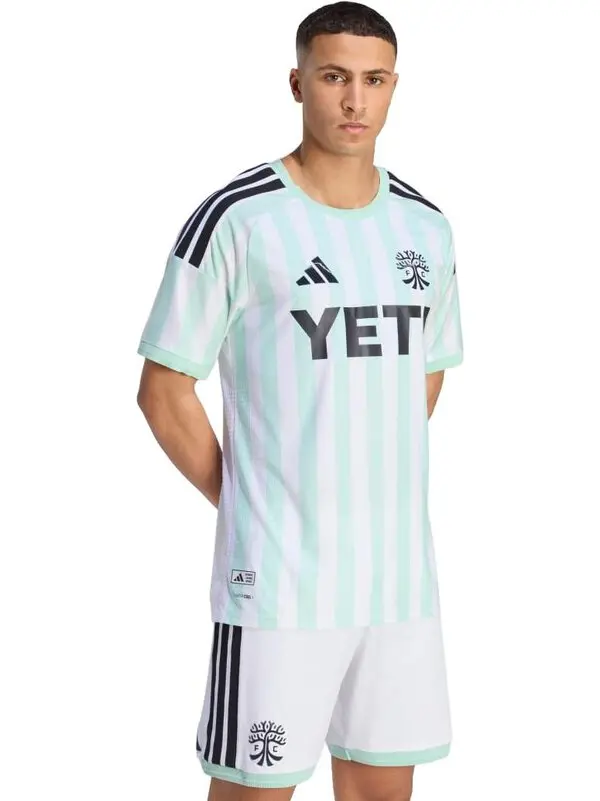 Adidas Austin 26/27 Away Authentic Jersey - White / Frozen Green