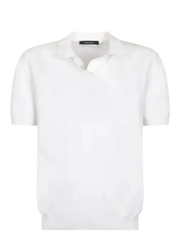 Tagliatore Short-sleeve Polo Shirt - White