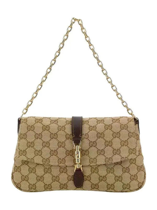 Gucci Gg Fabric Shoulder Bag - Neutrals