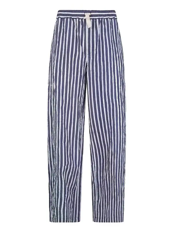 NUUR Striped Trousers - Blue