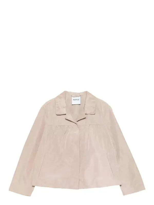 Aspesi Buttoned Cropped Jacket - Neutrals