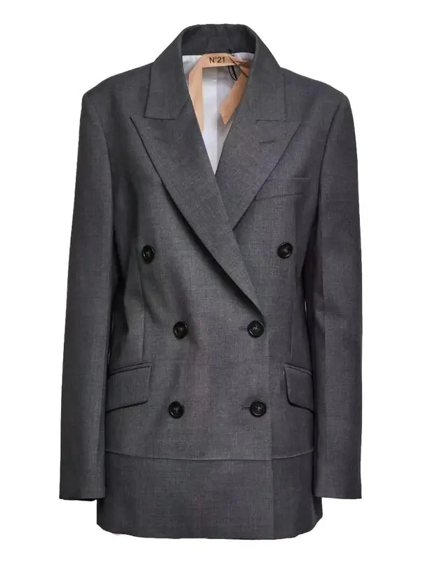 N°21 Double-breasted Blazer - Grey