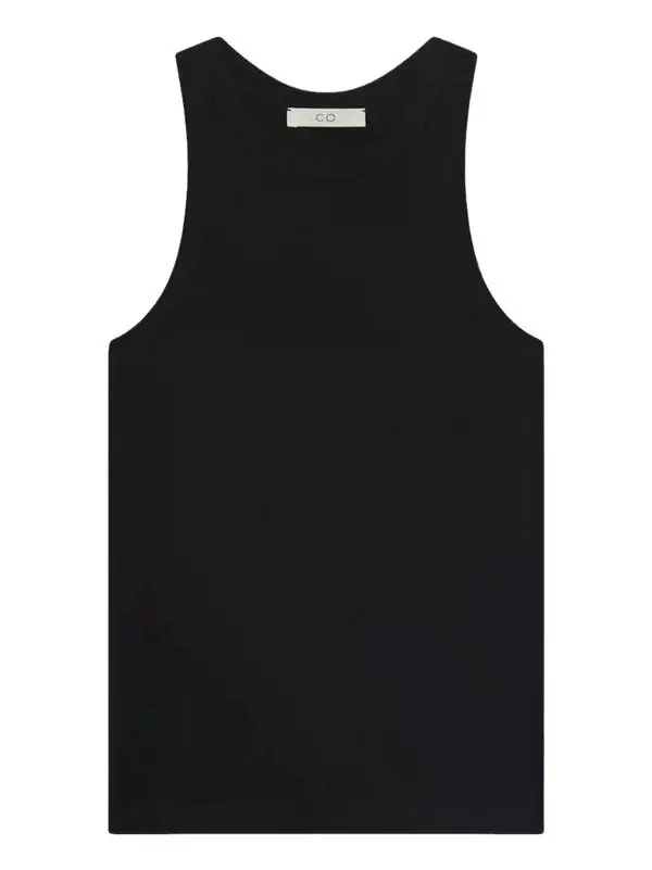 Co Collection Ribbed Tank Top - Black