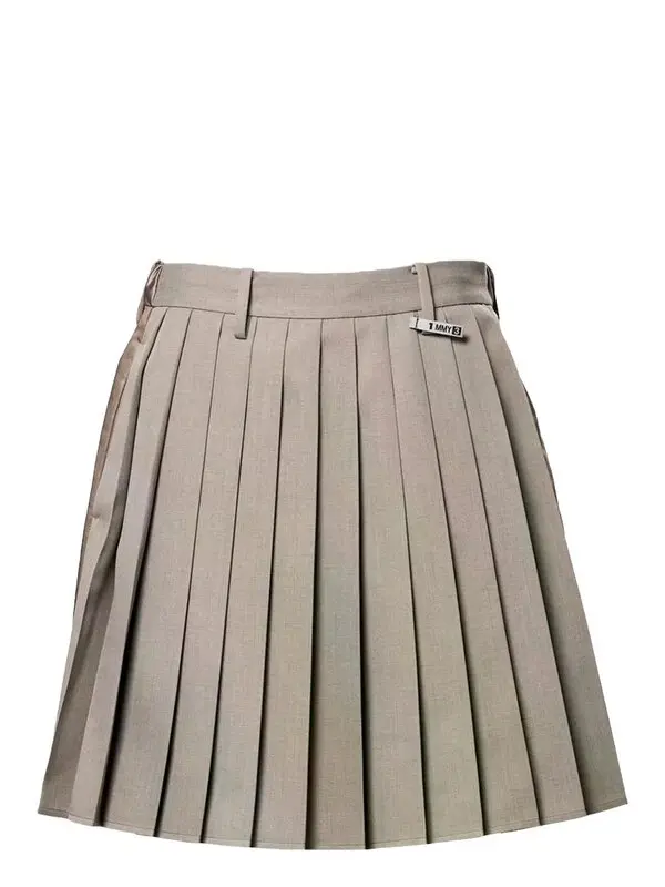 Mihara Yasuhiro Pleated Skort - Neutrals