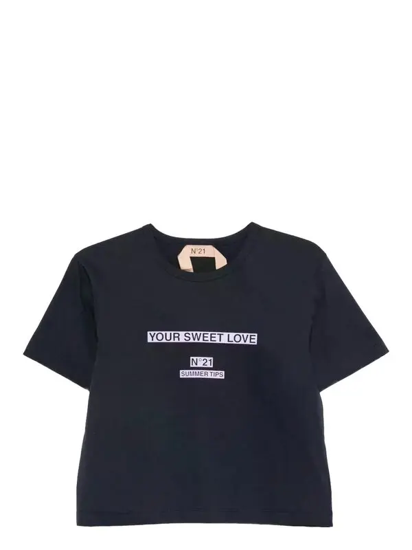 N°21 Short-sleeve T-shirt - Blue