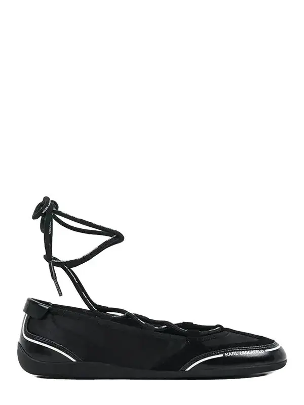 Karl Lagerfeld Altia Ballerina Flats - Black