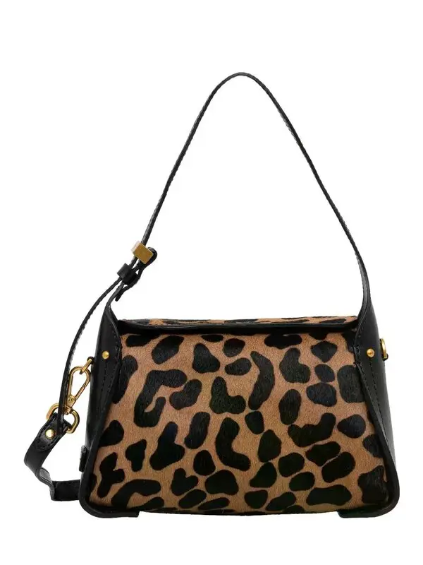 GIANNI CHIARINI Leopard Print Shoulder Bag - Neutrals