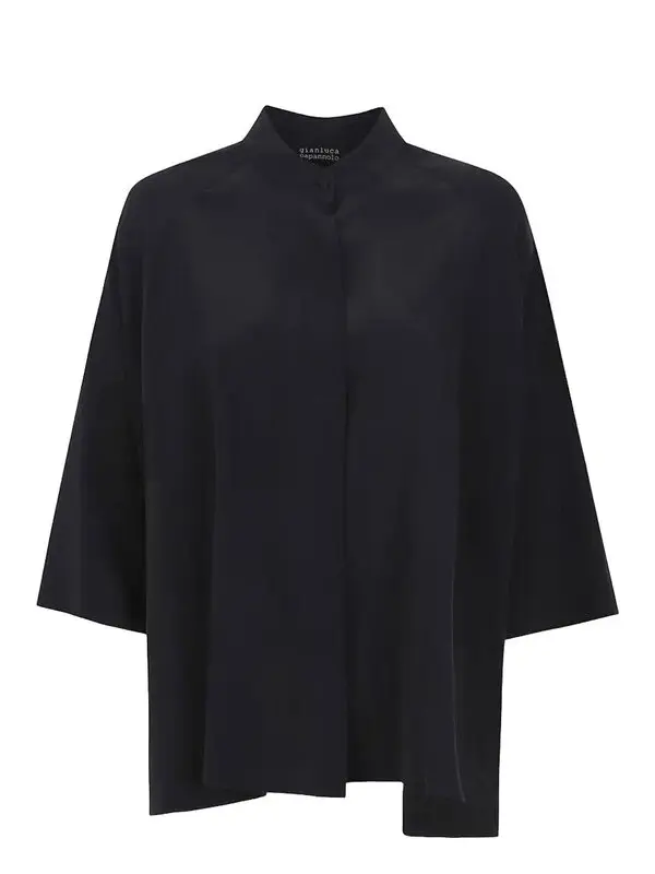 GIANLUCA CAPANNOLO Button-detail Blouse - Blue