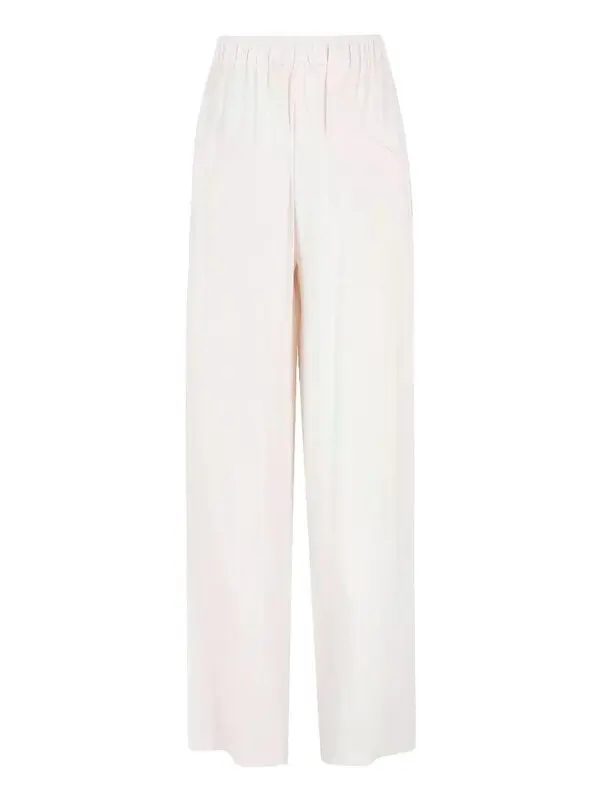 Federica Tosi Elasticated Wide-leg Trousers - Pink