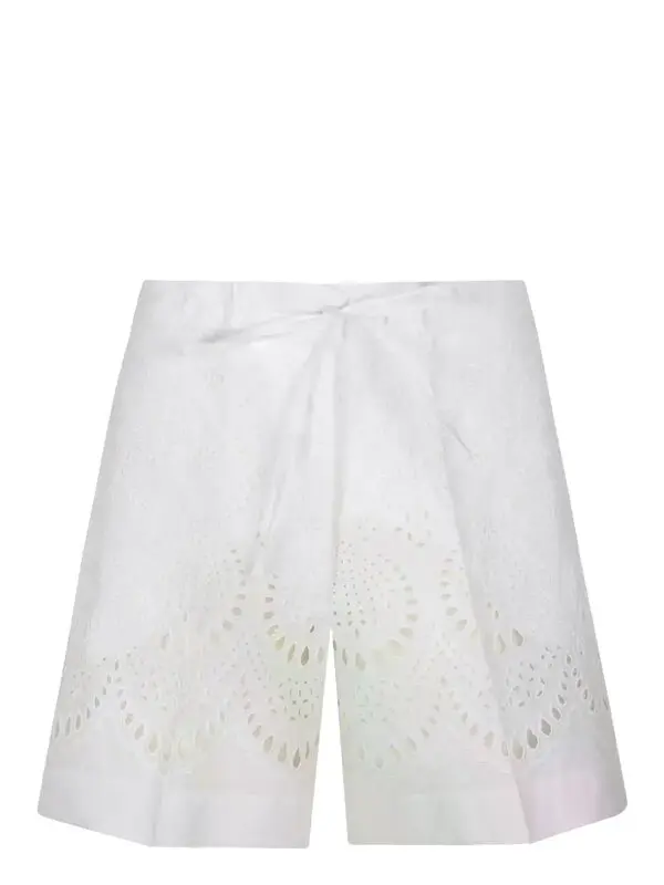 P.a.r.o.s.h Embroidered Shorts - White