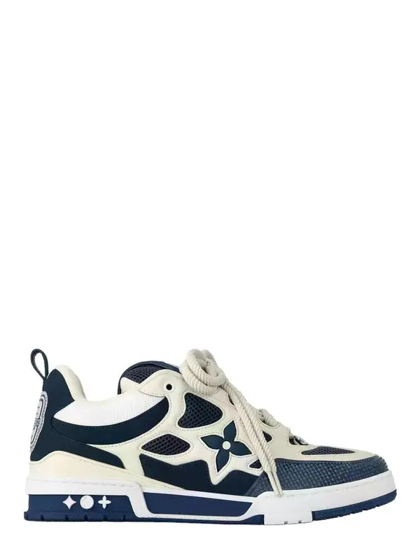 LOUIS VUITTON Skate Flower-motif Sneakers - White