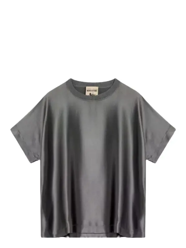 SEMICOUTURE Crew-neck T-shirt - Grey