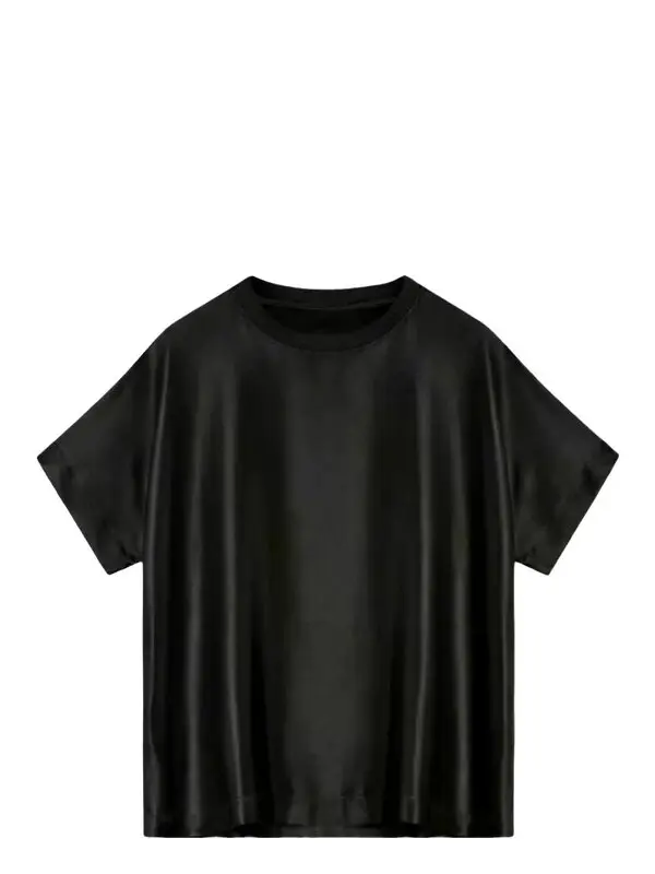 SEMICOUTURE Crew-neck T-shirt - Black