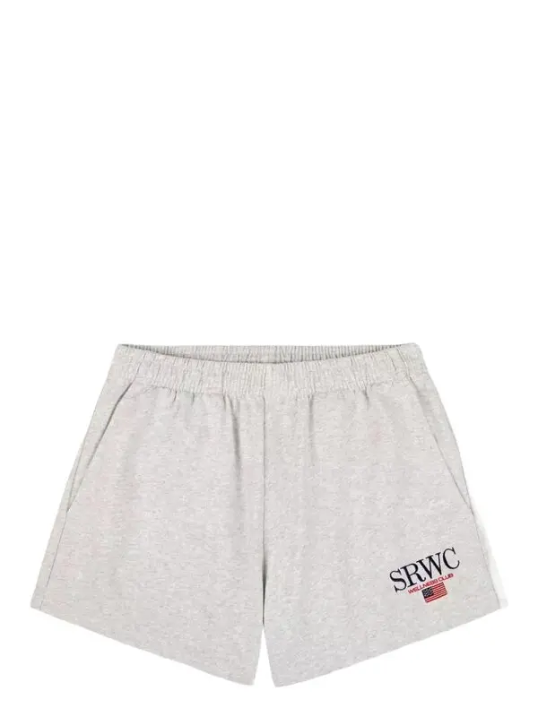 SPORTY & RICH Elasticated Pocket Shorts - Grey