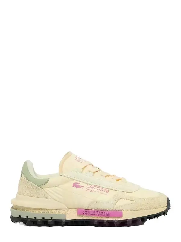 Lacoste Elite Panelled Sneakers - Neutrals