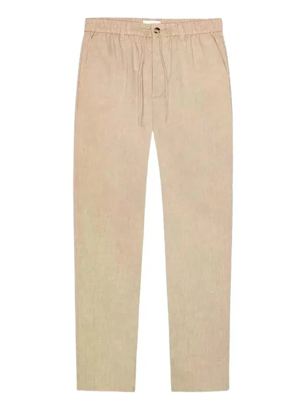 LES DEUX Elasticated Straight-leg Trousers - Neutrals