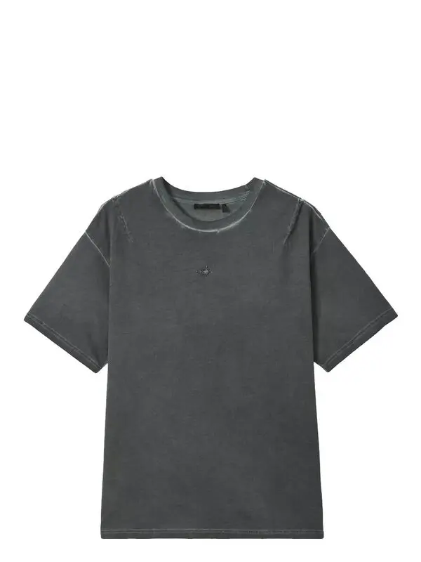 FIVE CM Patchwork-detail T-shirt - Grey