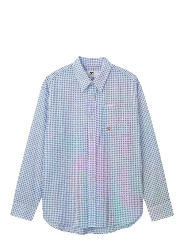 CHOCOOLATE Check-pattern Shirt - Blue
