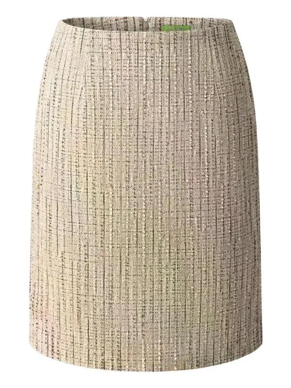 Shanghai Tang Textured Skirt - Neutrals