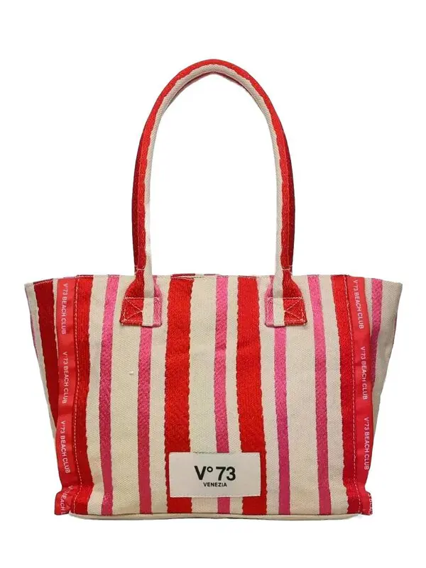 V°73 Striped Shoulder Bag - Red
