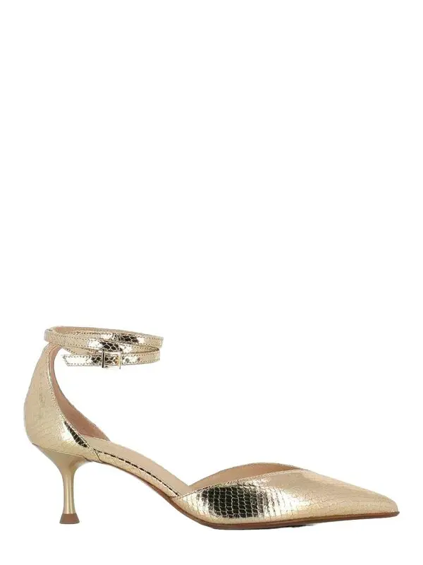 SERGIO LEVANTESI Camelia Point-toe Heeled Pumps - Gold