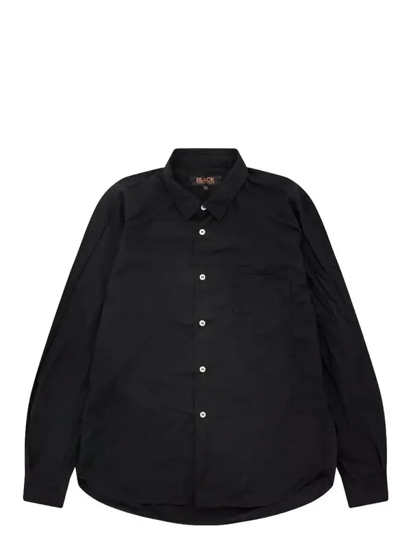 BLACK COMME DES GARÇONS Pocket Collared Shirt - Black