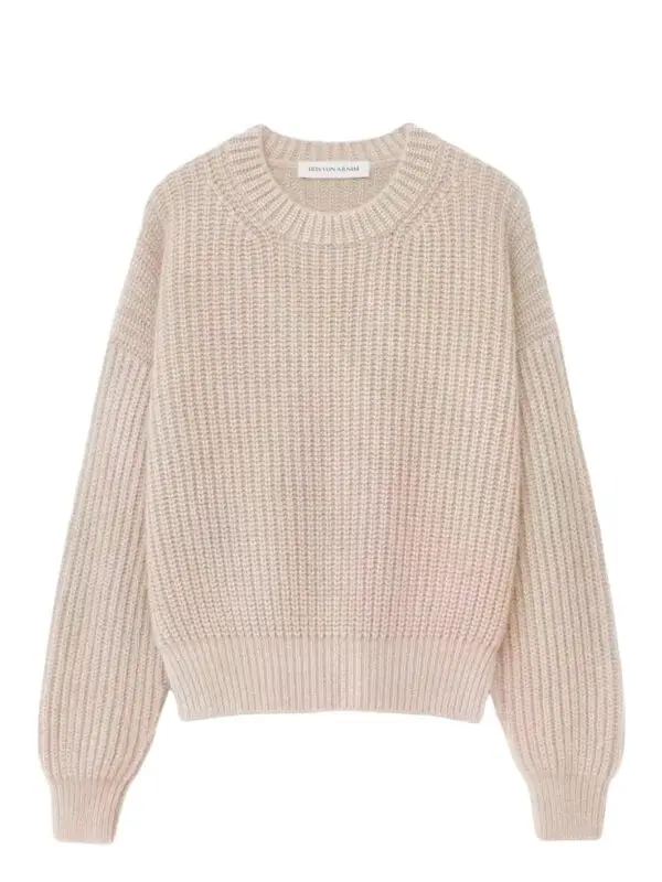 Iris Von Arnim Ribbed Knit Sweater - Neutrals