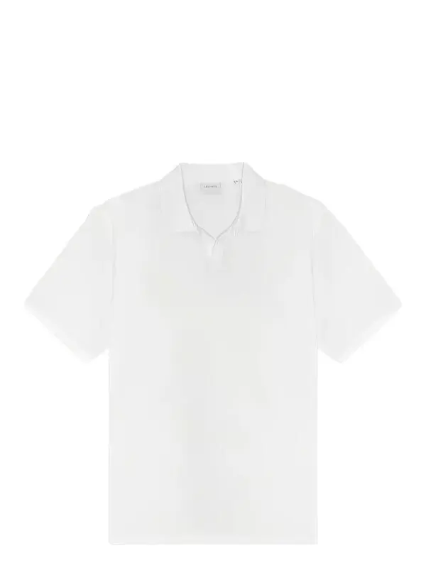 LES DEUX Short-sleeve Logo Polo Shirt - White