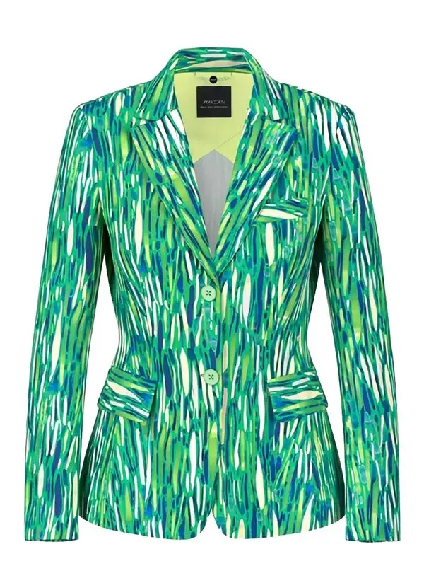 MARCCAIN Scuba Printed Blazer - Green