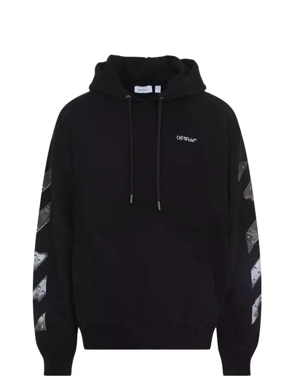 Off-White Arrow Logo Hoodie - Black