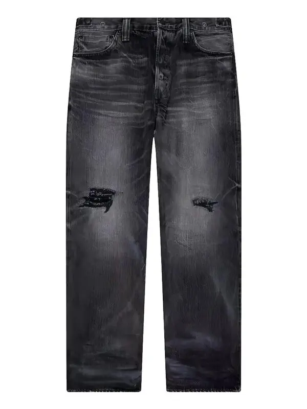 Mastercraft Union Relaxed Ripped Jeans - Black