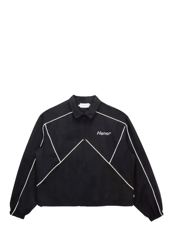 HONOR THE GIFT Logo-embroidered Bomber Jacket - Black