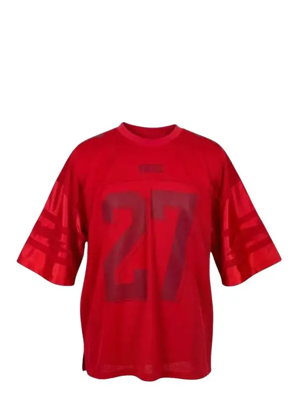 Rhude Lightning Football Shirt - Red