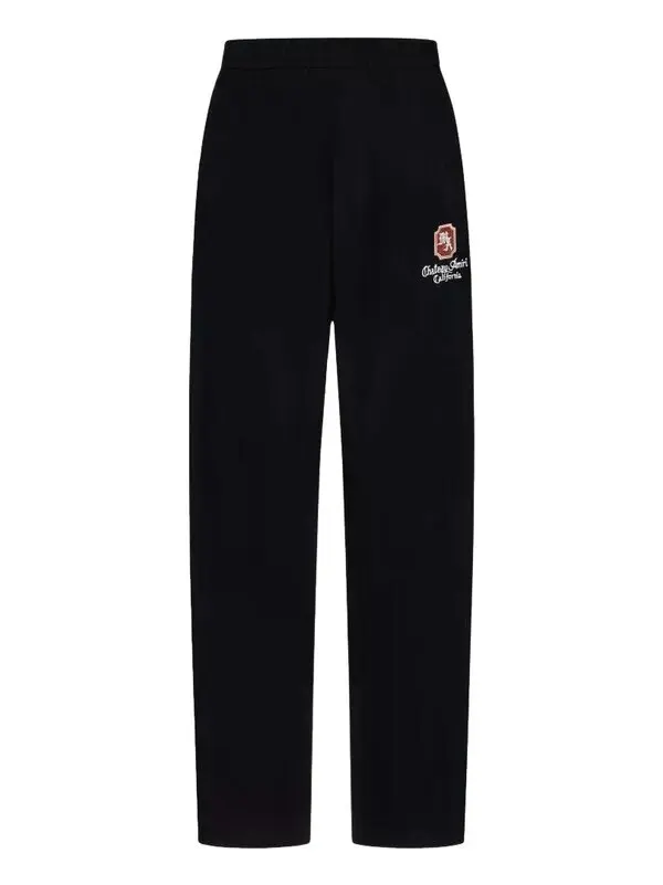 Amiri Embroidered-logo Trousers - Black