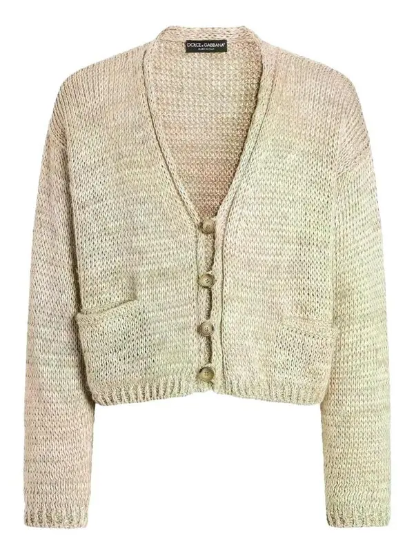 Dolce & Gabbana Pocket Button Cardigan - Neutrals