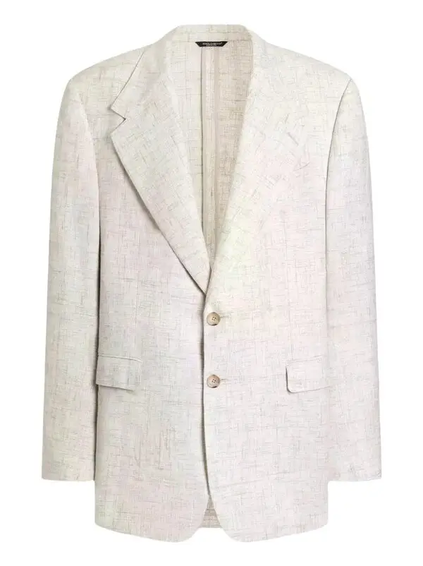 Dolce & Gabbana Button Single-breasted Jacket - Neutrals