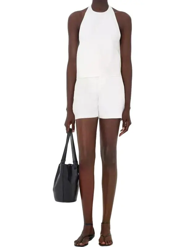 Loulou De Saison Sami Halterneck Vest - White