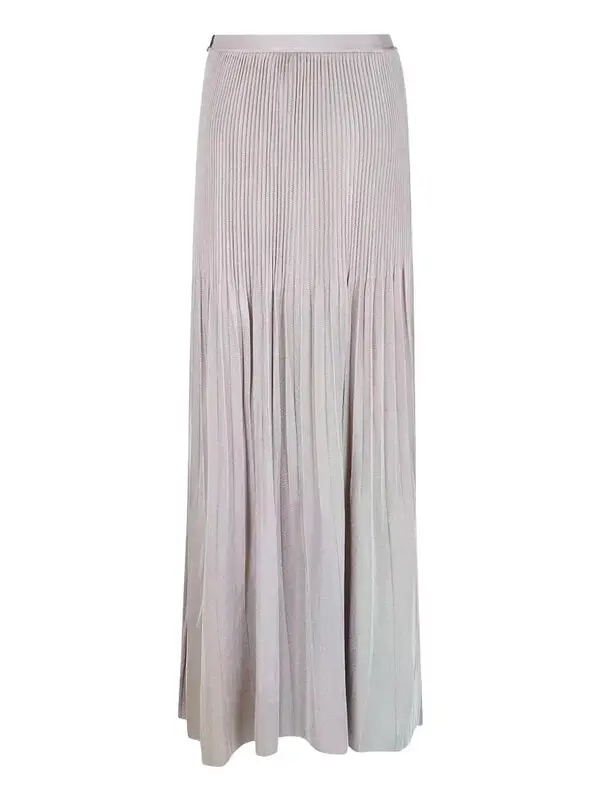 Giorgio Armani Pleated Midi Skirt - Neutrals
