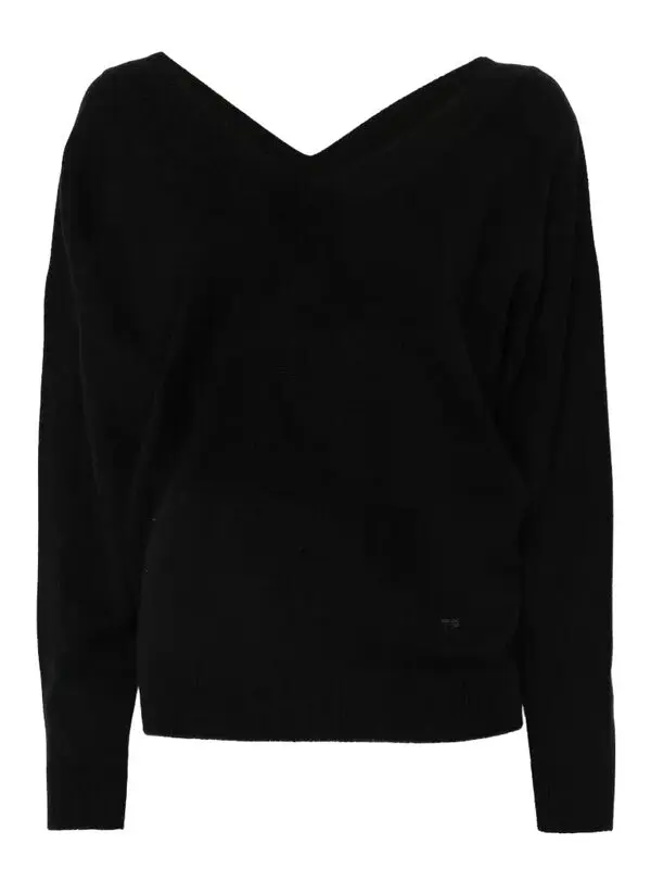 TOM FORD V-neck Sweater - Black