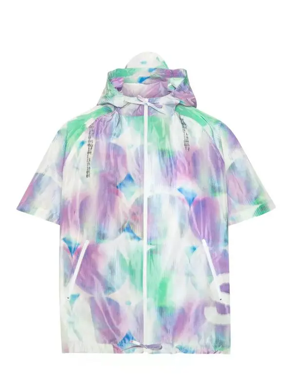 Henrik Vibskov Hooded Printed Jacket - White